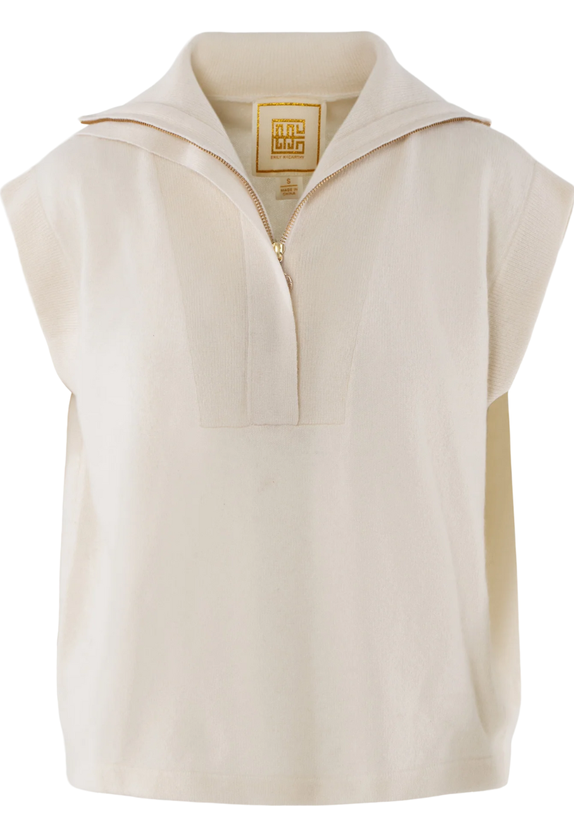 Poppy Pullover Vest Eggnog Emily McCarthy – Monkee's of Georgetown